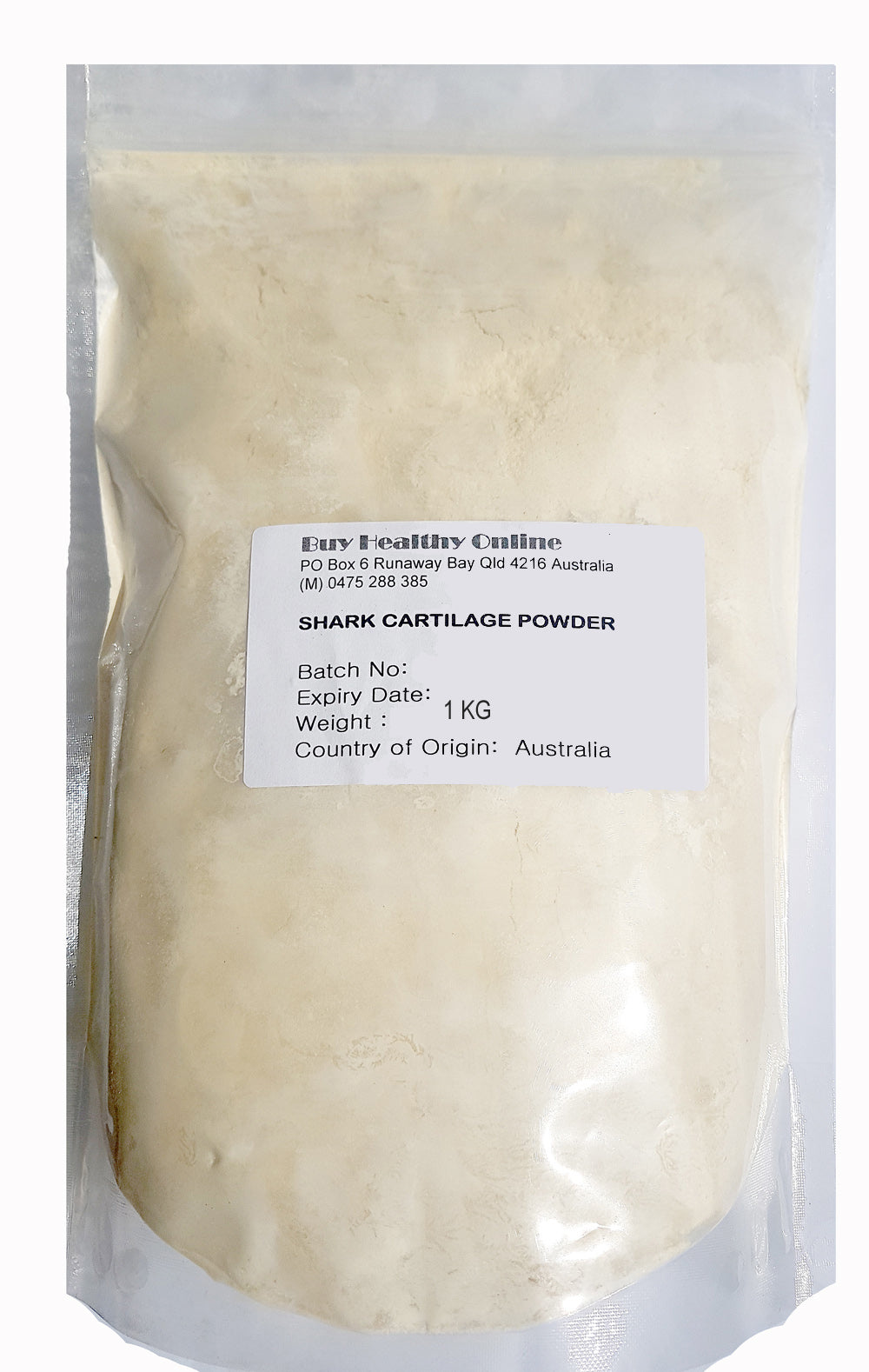 Shark Cartilage Powder 1kg Australian made – Buyhealthy Online